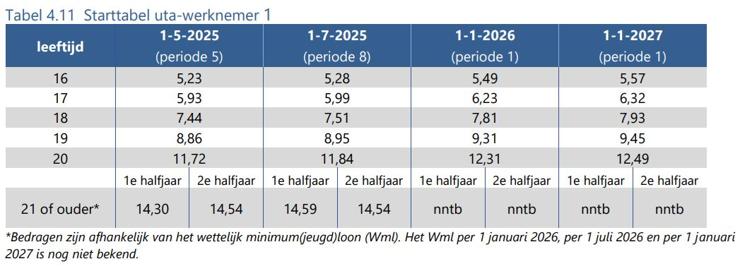 Salarisschalen Bouw en Infra 2025 - FNV